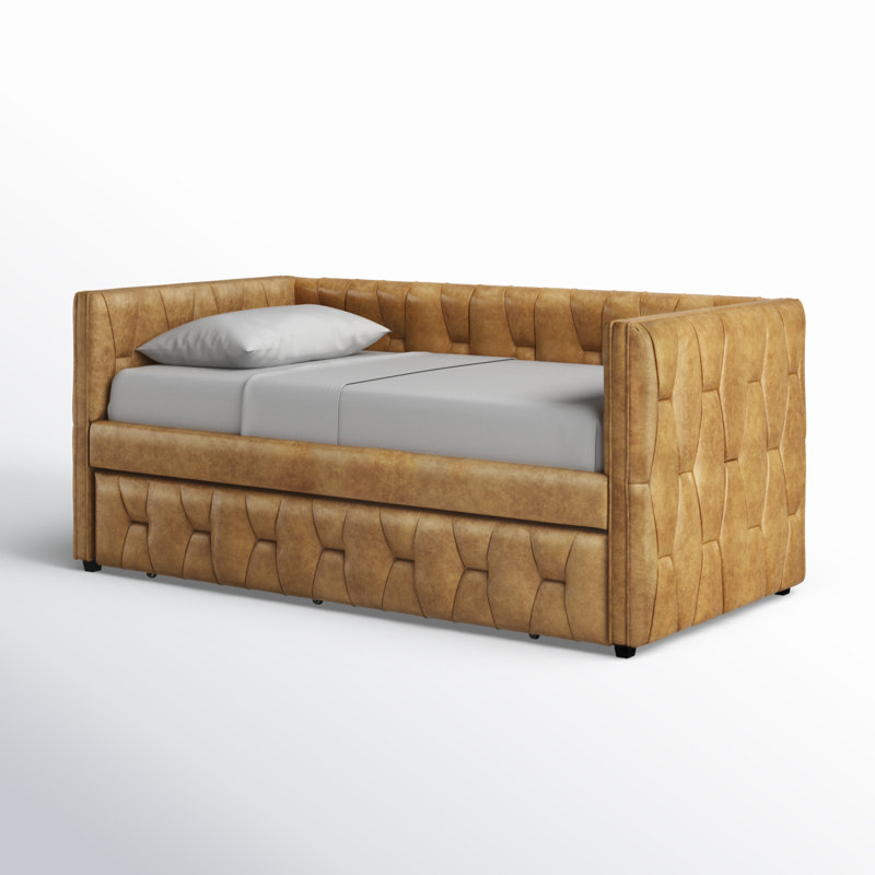 Balynda Twin Daybed with Trundle Wade Logan Color Brown
